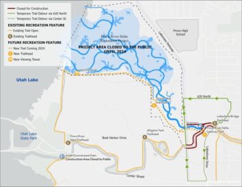 Provo River Delta Project team asks public to not trespass during ...
